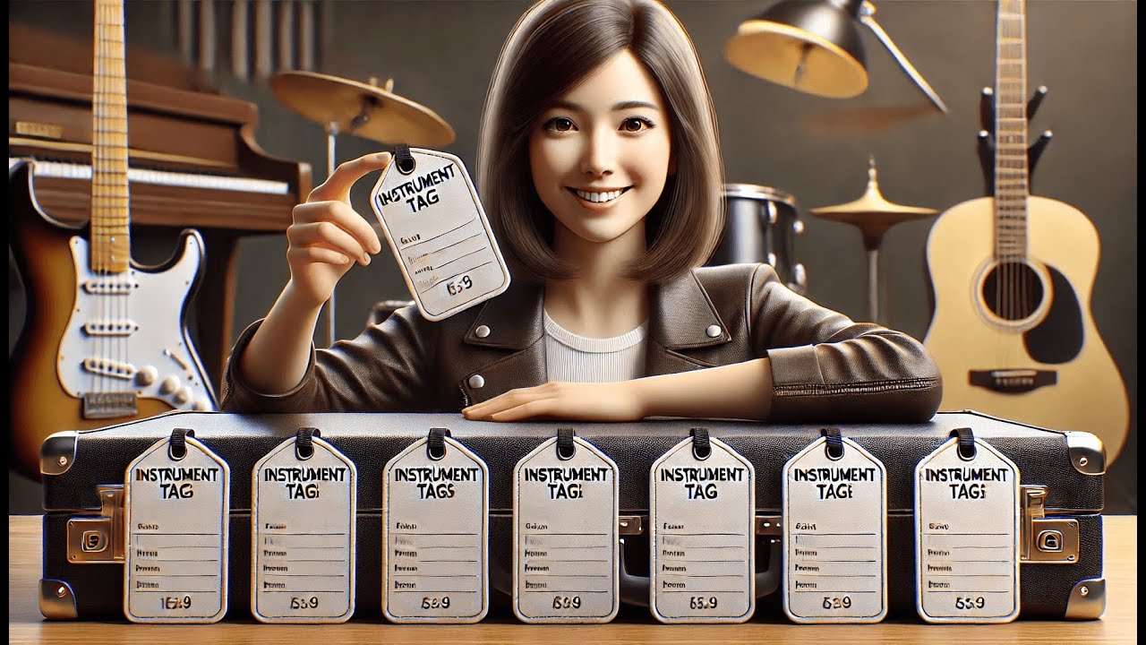 🎸 Best Instrument Tags for Case | EOBKLAX 2 Pack Luggage Tags 🎶 - YouTube