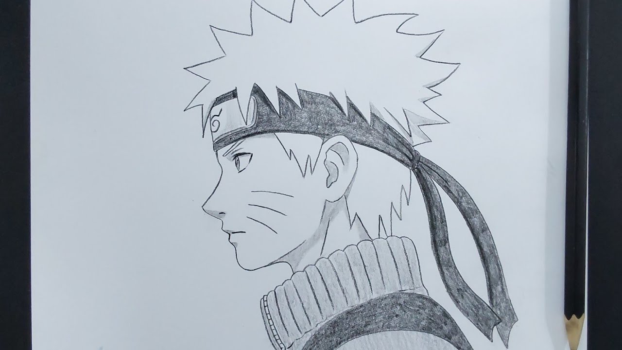 How To Draw Naruto Uzumaki || Naruto Sketch Tutorial || Easy Anime Art ...