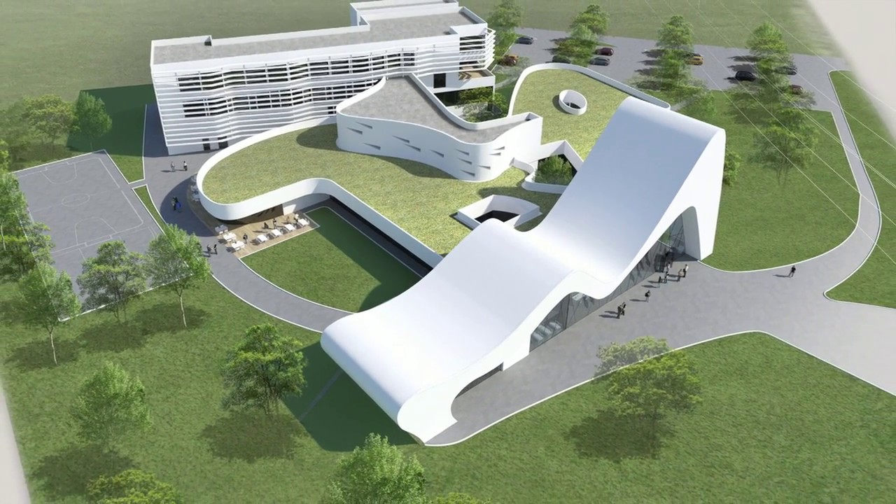 Le futur bâtiment de l'ESTP-Troyes se dévoile - YouTube