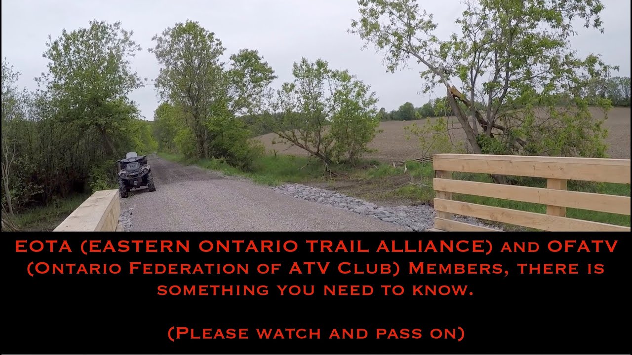 EOTA (Eastern Ontario Trail Alliance) ends talks to reciprocate with ...