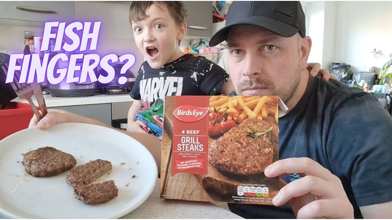Steak Tastes Like Fish Fingers?? Food Review - YouTube