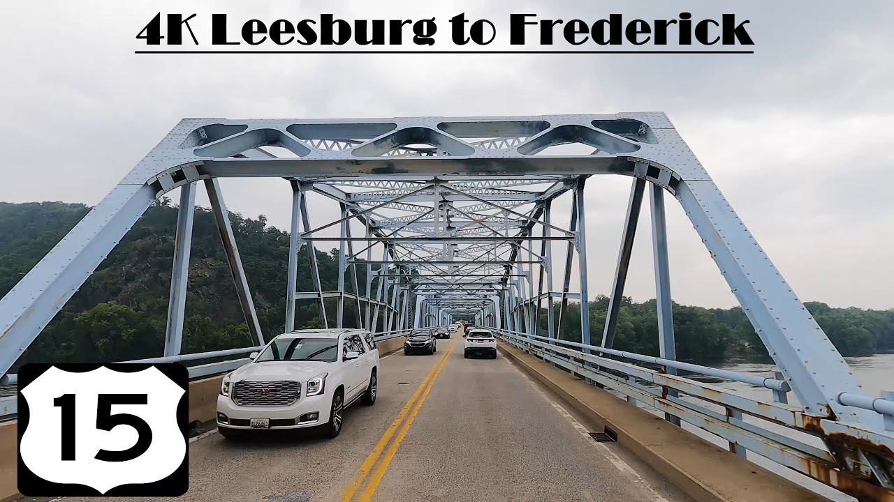 4K Leesburg to Frederick. US 15 North - YouTube