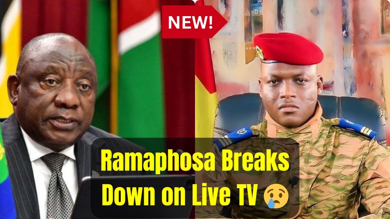 President Cyril Ramaphosa Breaks Down on Live TV After Emotional Letter ...