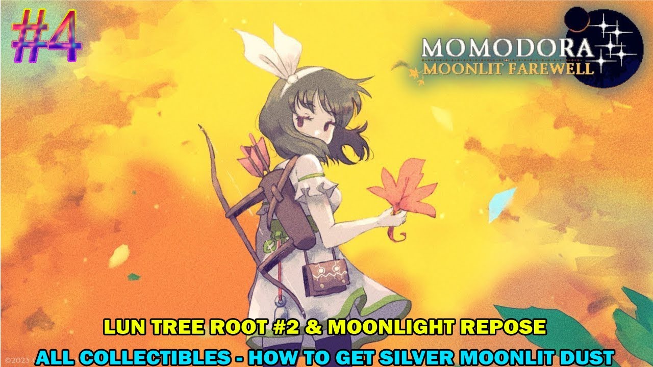 Momodora Moonlit Farewell walkthrough #4 - Lun tree root #2 & Moonlight repose - Silver moonlit ...