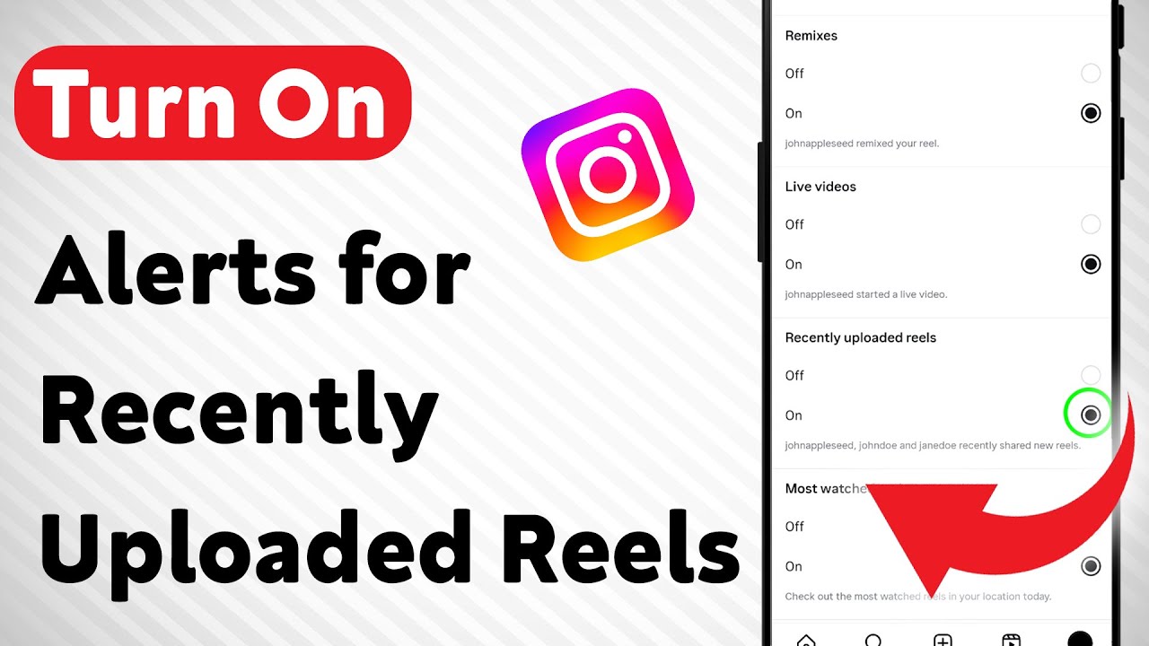 How to Turn On Notifications for Recently Uploaded Reels on Instagram ...