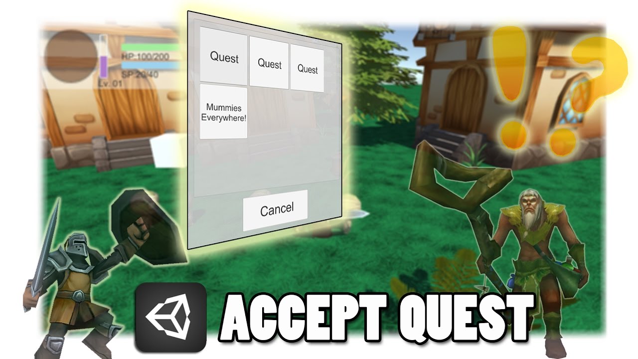 Let's Make an RPG - ep 22 (Quests - Accepting and Adding Quests) - YouTube