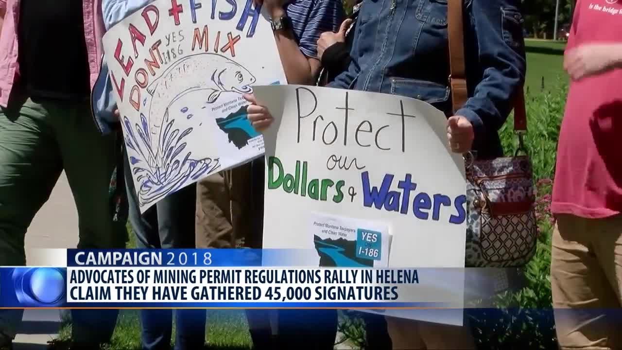 Supporters of anti-mining initiative in Montana gather signatures - YouTube