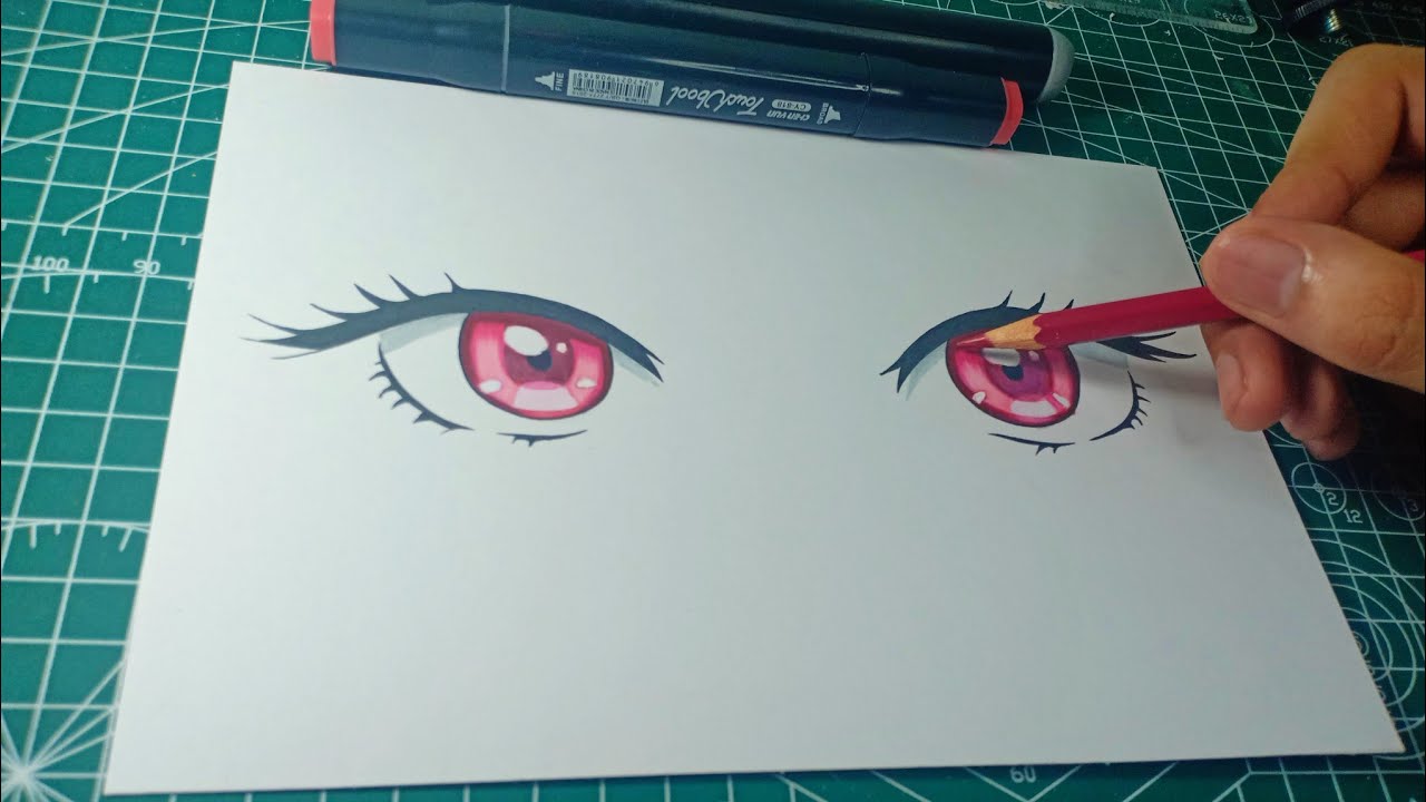 How to Color Marin Kitagawa Eyes / My Dress up Darling 💕 (Step by Step ...