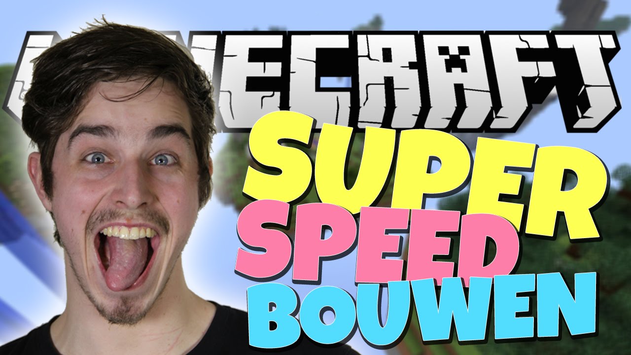 Minecraft - SUPERSPEED BOUWEN!!! Skywars - YouTube