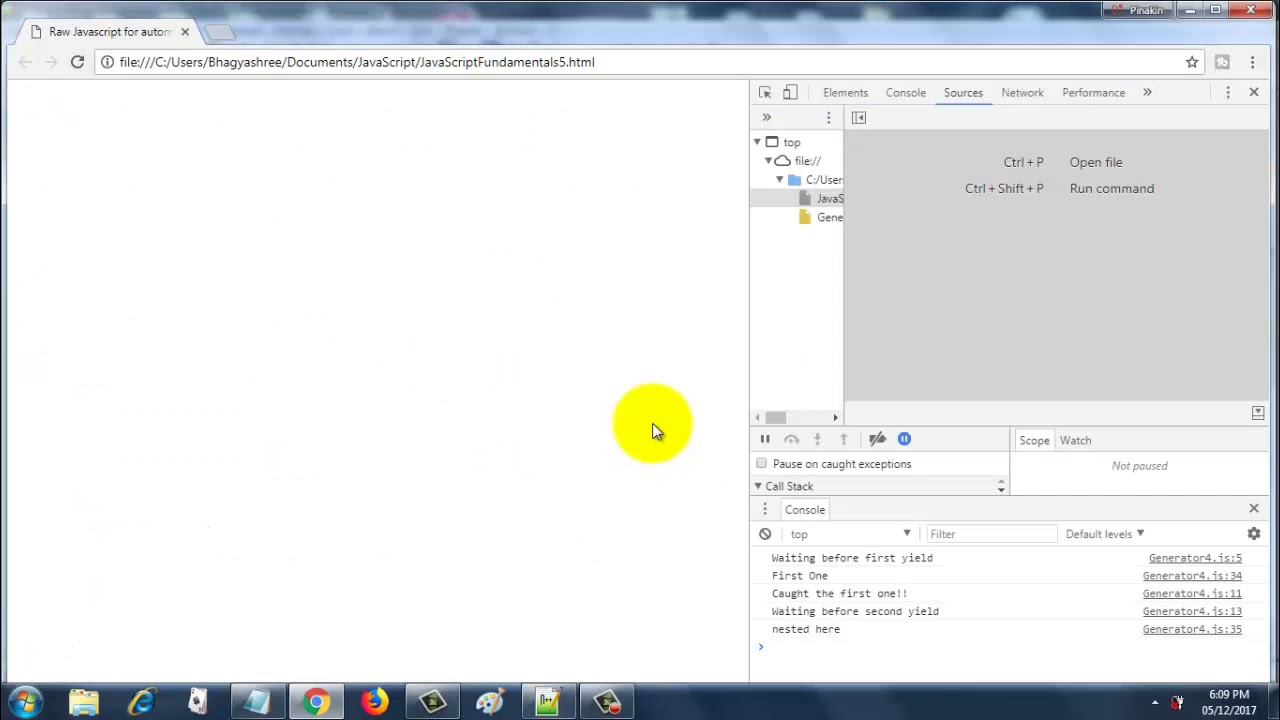 Using 'Throw' in Generators - ES6 - YouTube