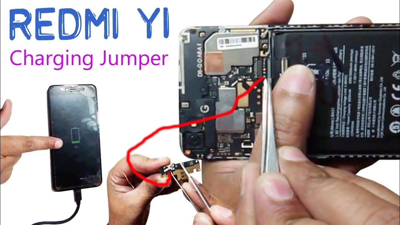 Redmi Y1 Charging🔋⚡ Jumper. Redmi y1 charging way. - YouTube
