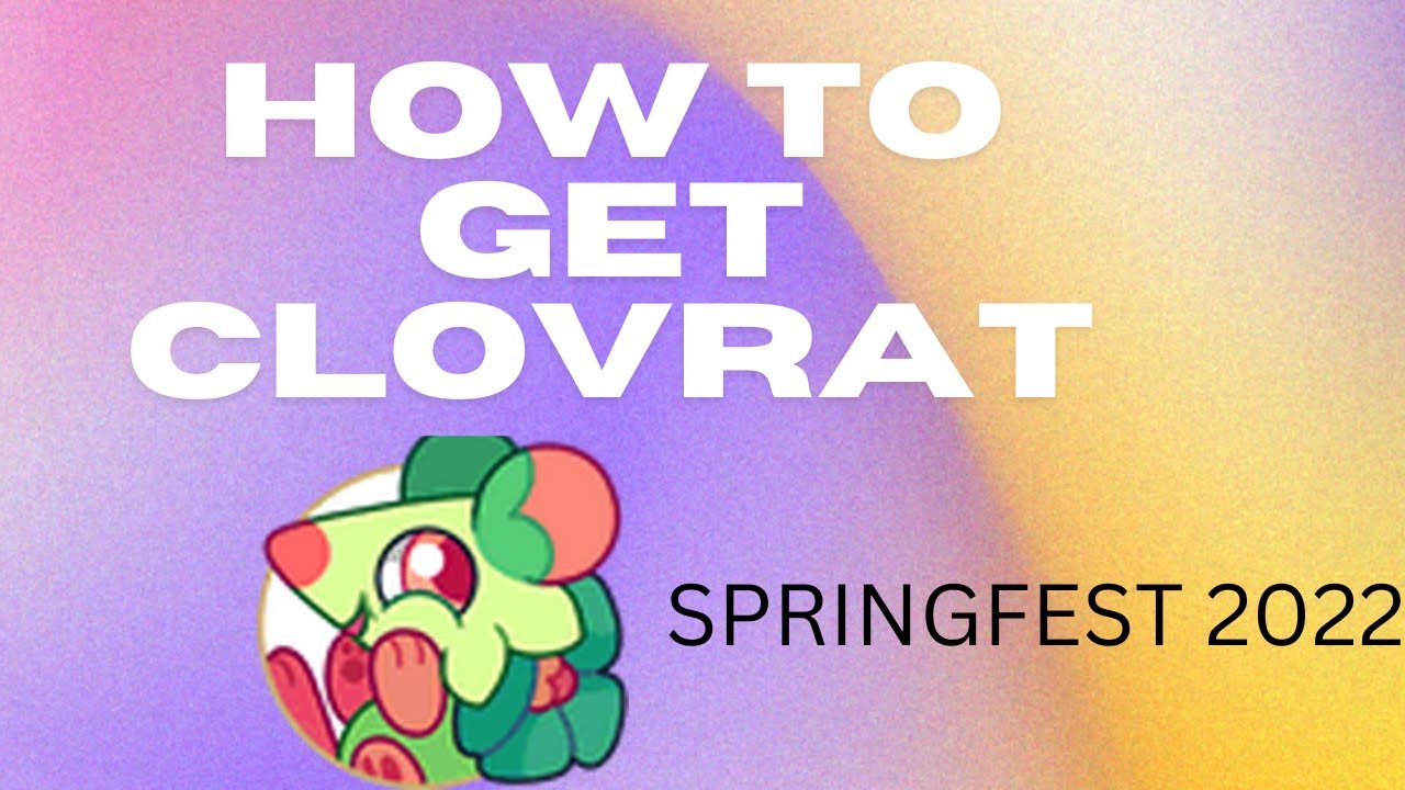 PRODIGY MATH GAME|HOW TO GET CLOVRAT|SPRINGFEST 2023 - YouTube