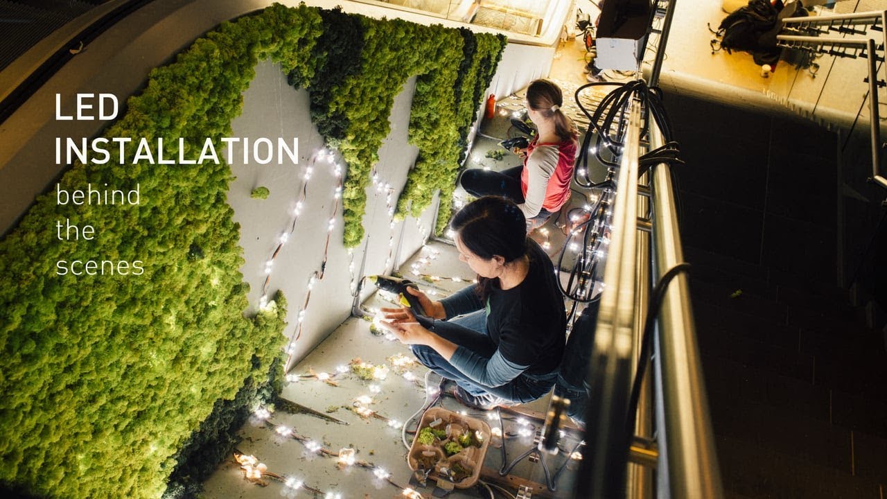 Building a LED Installation Behind the Scenes - YouTube