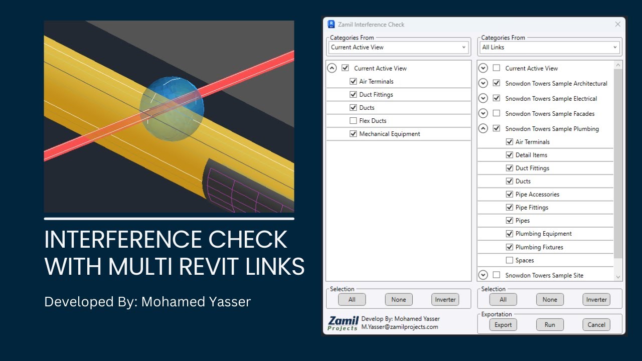 Interference check With Multiple Revit Links at same time - Revit ...