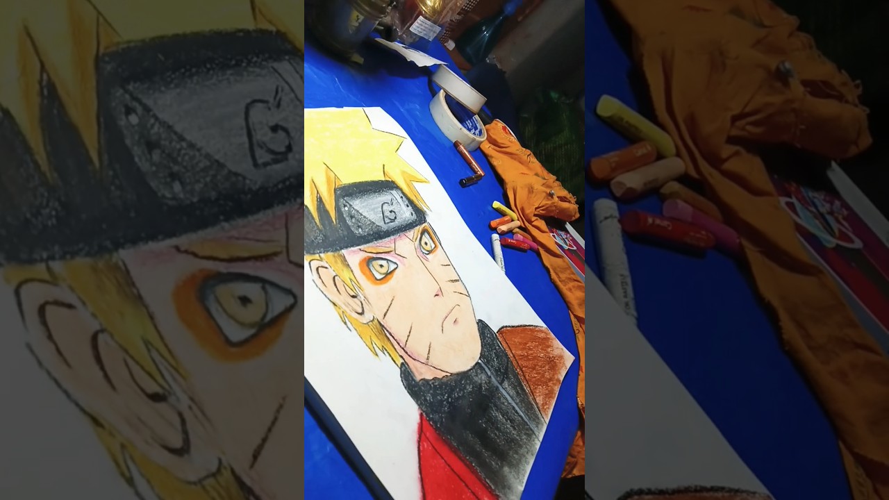 Free fire Naruto art pastel colour #anime#drawing #free fire Naruto # ...