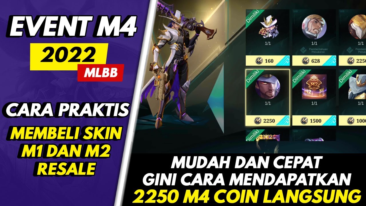 PRAKTIS!! CARA HEMAT DAPAT SKIN M1 ALDOUS DAN M2 CLINT YANG DI RESALE ...