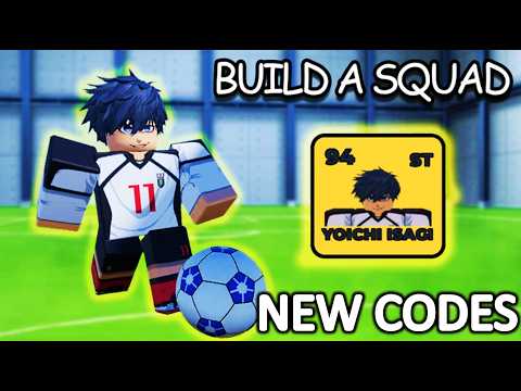 Build A Blue Lock Squad Codes [ROBLOX] *RELEASE* NEW 2026