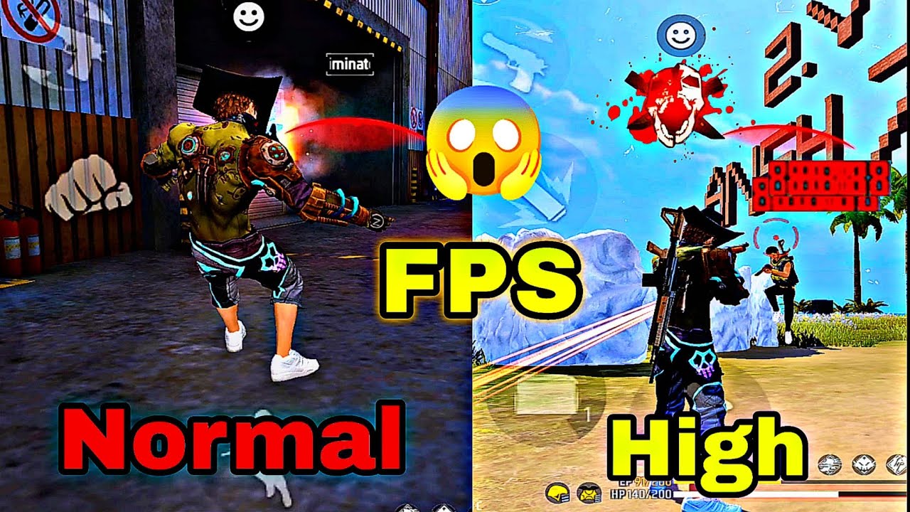 Difference Between Normal FPS VS High FPS ll Who is Best👍💯 ll Free fire ...