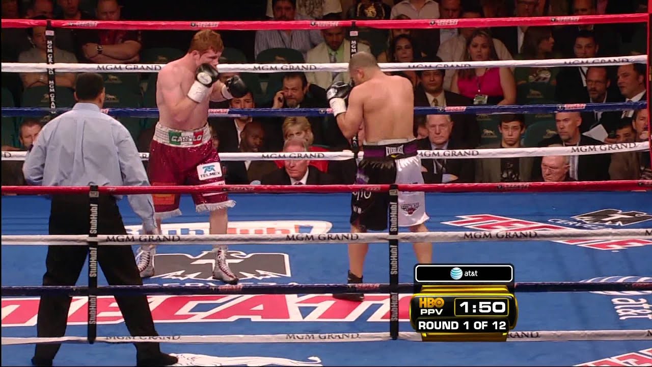 Saul Canelo Alvarez vs. Jose Miguel Cotto: Round 1 [1080p] - YouTube