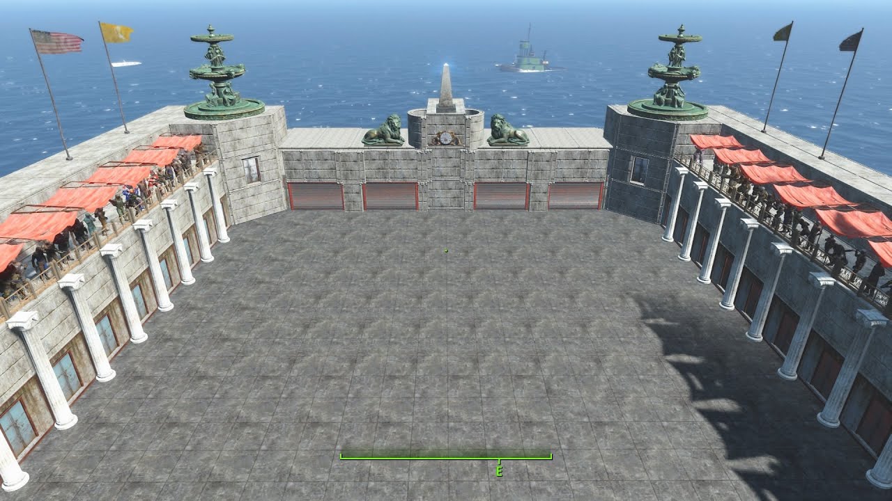 Fallout 4 Ultimate Spectacle Island Arena Build - Let Battle Commence ...
