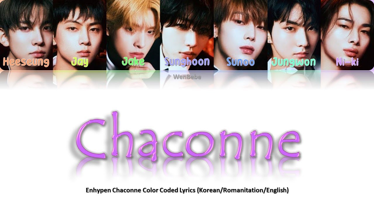 Chaconne - ENHYPEN - Color Coded Lyrics - YouTube