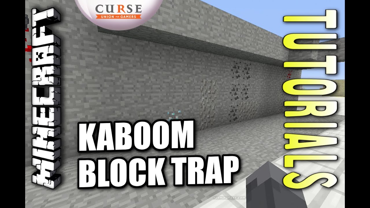Minecraft PS4 - BOOBY TRAP BLOCK - How To - Tutorial ( PS3 / XBOX ...