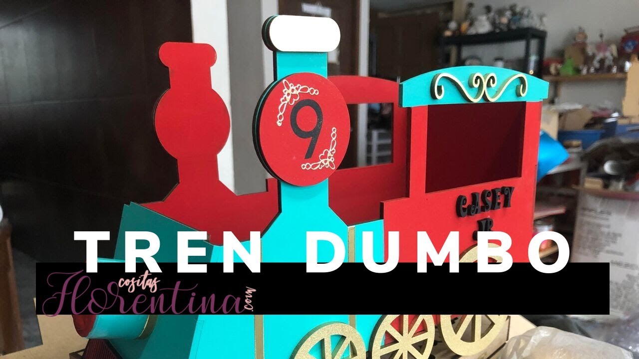 Tren Dumbo - Para centro de mesa - Con más detalles IMPOSIBLE - YouTube