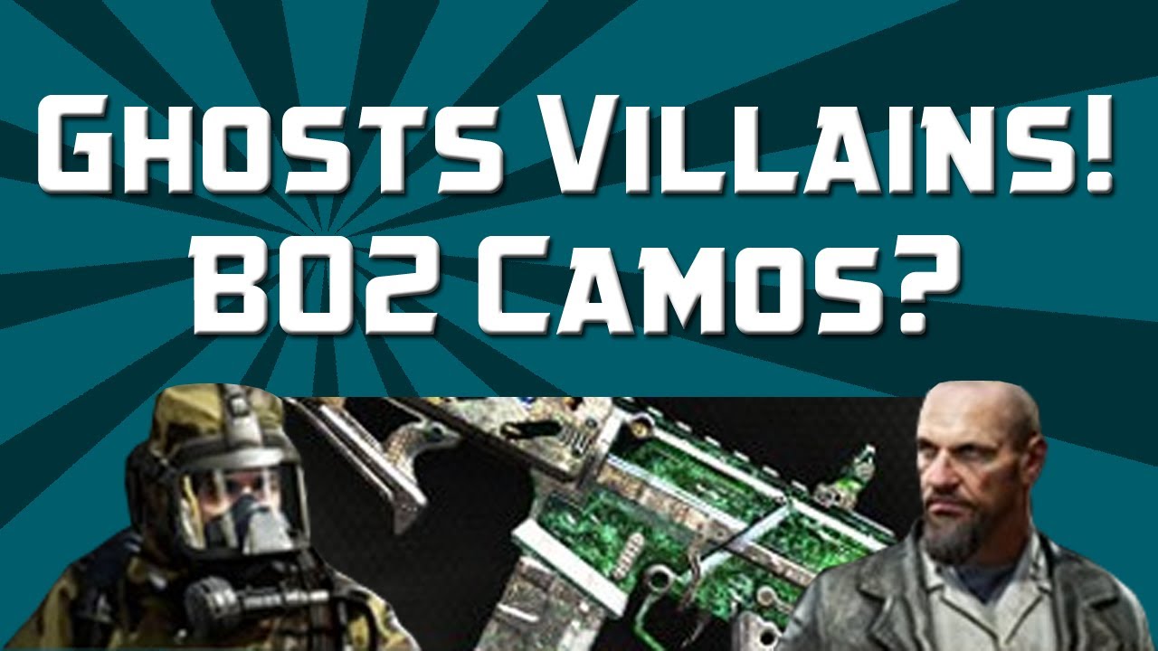 Call of Duty - New DLC Camos And Characters | Ghosts Makarov Legend ...