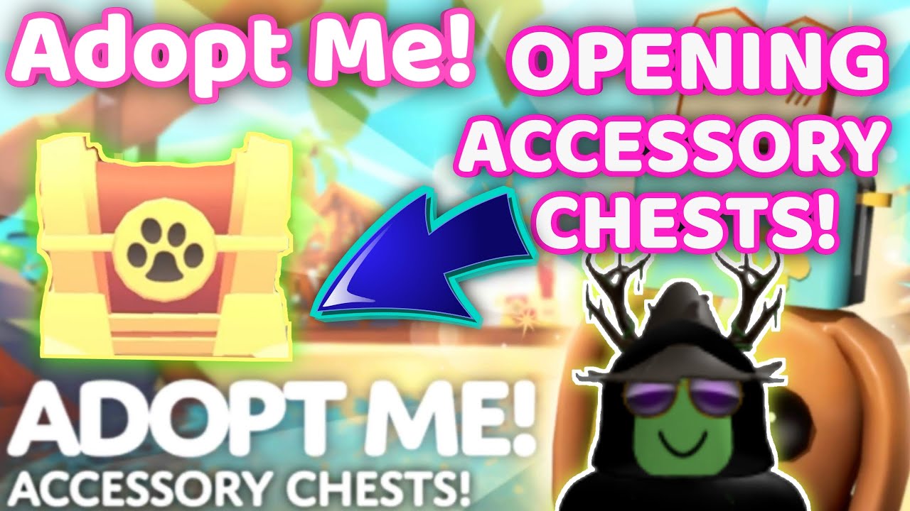 OPEN ACCESSORY CHESTS in Adopt Me! #openingchestsadoptme - YouTube