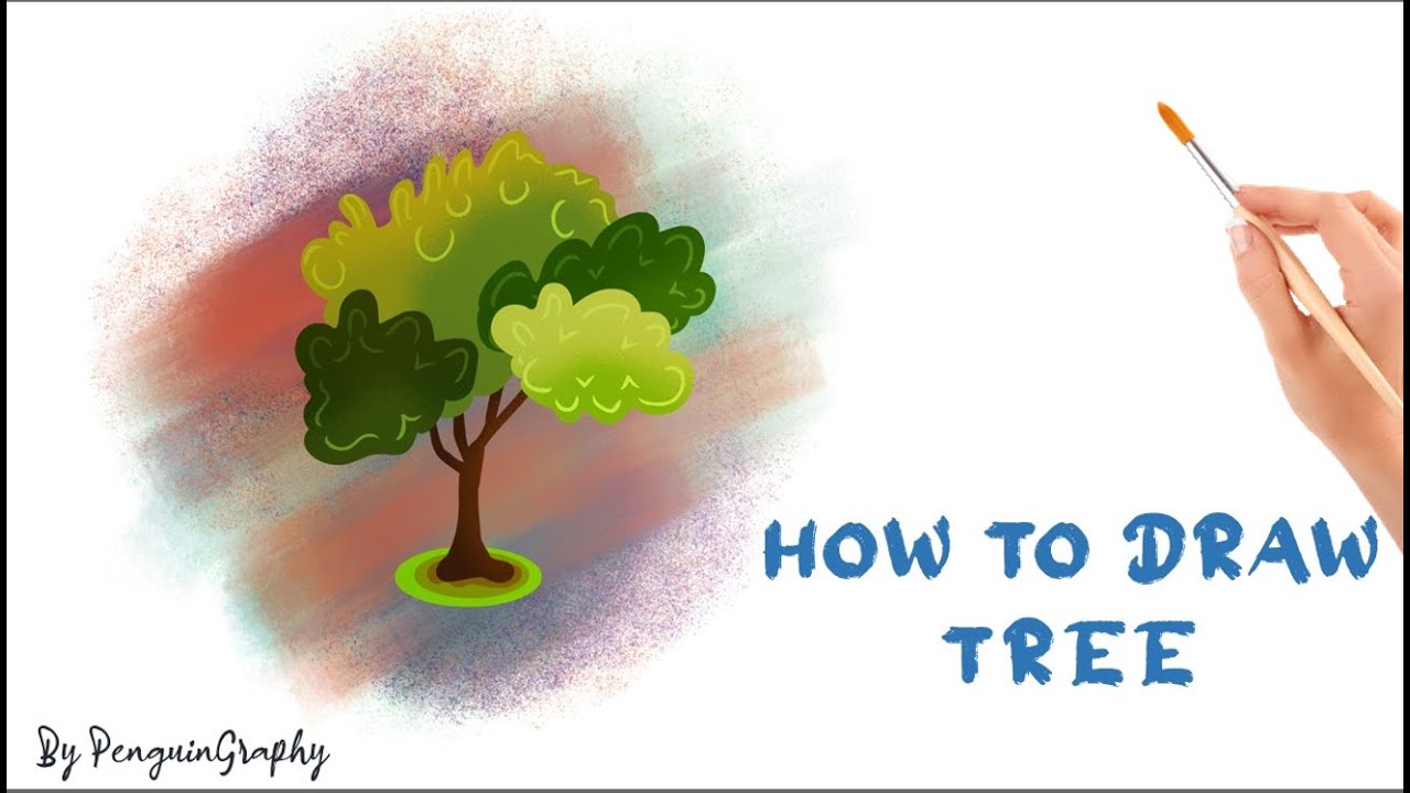 How To Draw A Tree | Adobe Animate CC | Easy Steps - YouTube