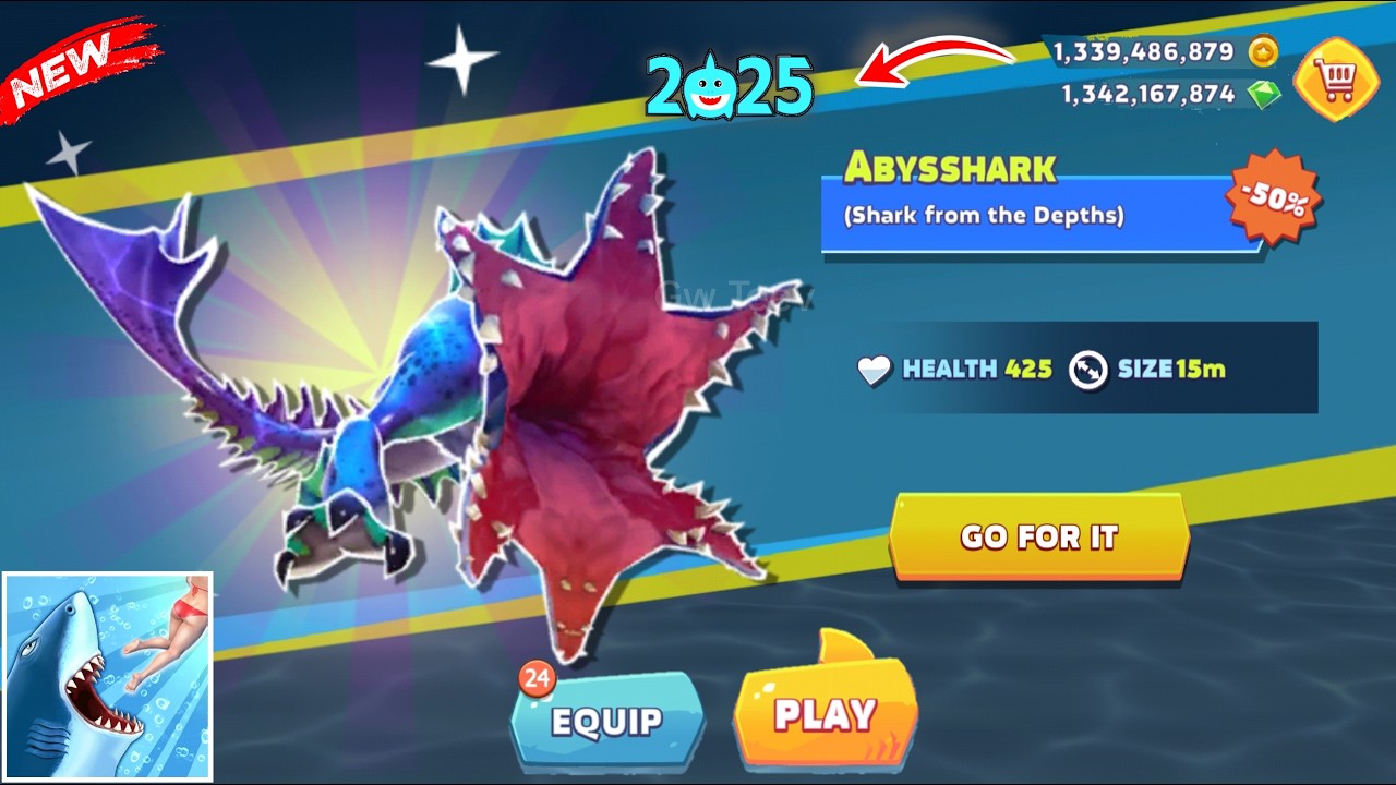 Hungry Shark - Simon Abysshark Evolution Unlocked in Hungry Shark ...
