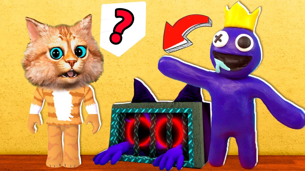 ЗЛЫЕ РАДУЖНЫЕ ДРУЗЬЯ ШЛЁПЫ В РОБЛОКС ДВЕРИ Find The Floppa Morphs from ...