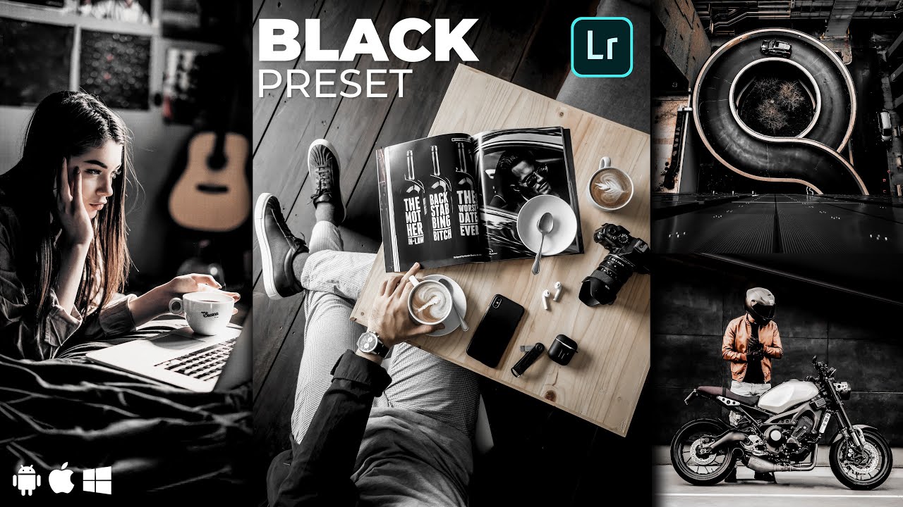 BLACK Preset - Lightroom presets | black tone | black Lightroom presets ...