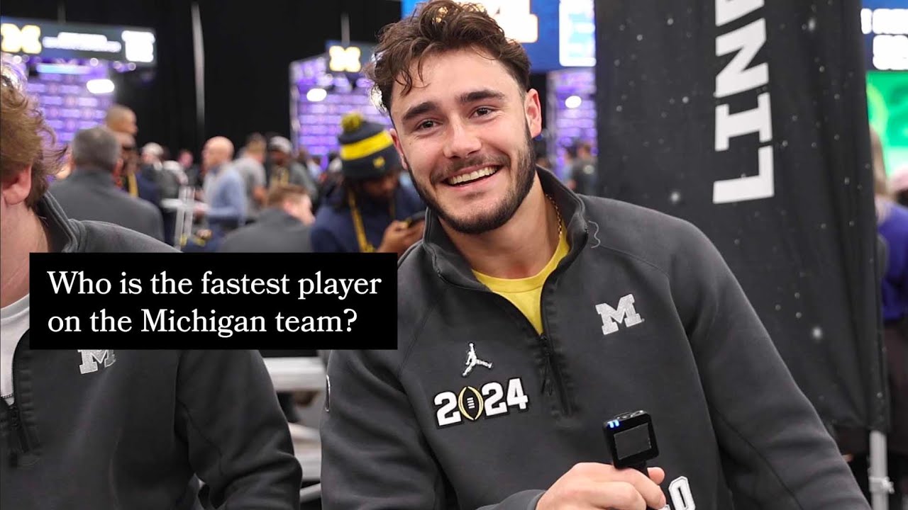 Who is the fastest player on the Michigan football team? - YouTube