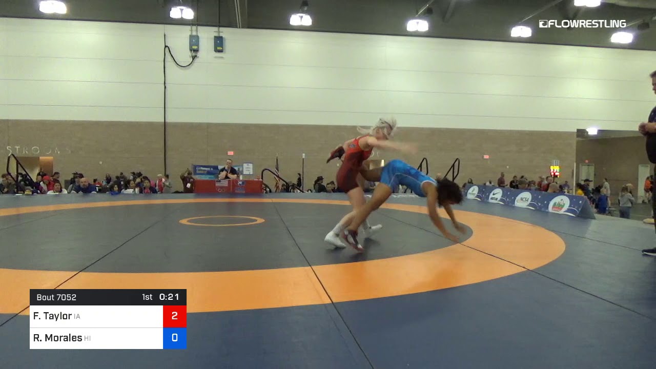 53 Kg Quarterfinal Felicity Taylor Team Iowa Vs Rita Morales Team ...