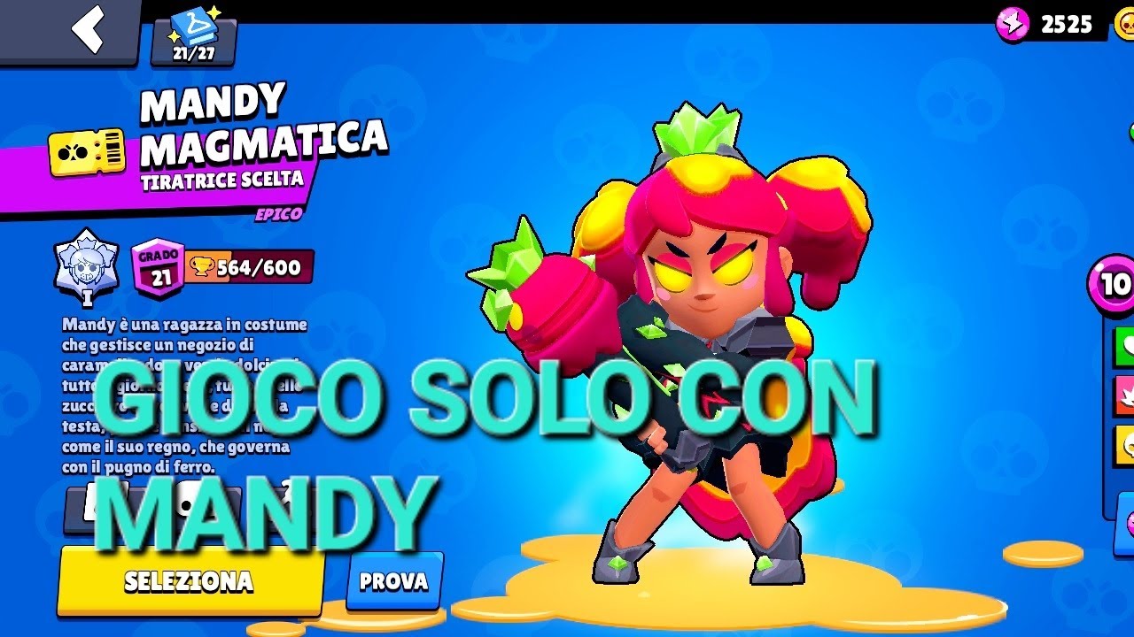 GIOCO SOLO CON MANDY SU BRAWL STARS! - YouTube