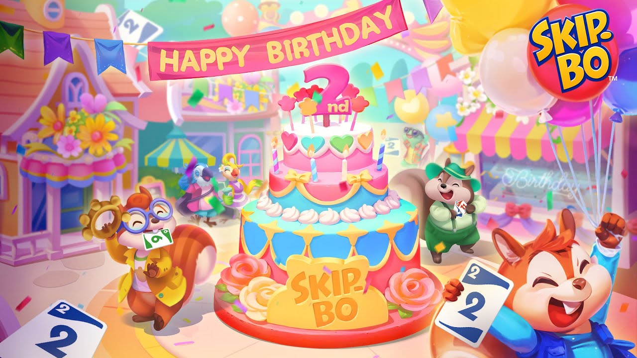 Skip-Bo Mobile - Birthday Town - YouTube