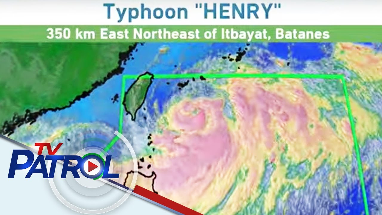 Bagyong Henry humina; mula sa Super Typhoon category naging Typhoon ...
