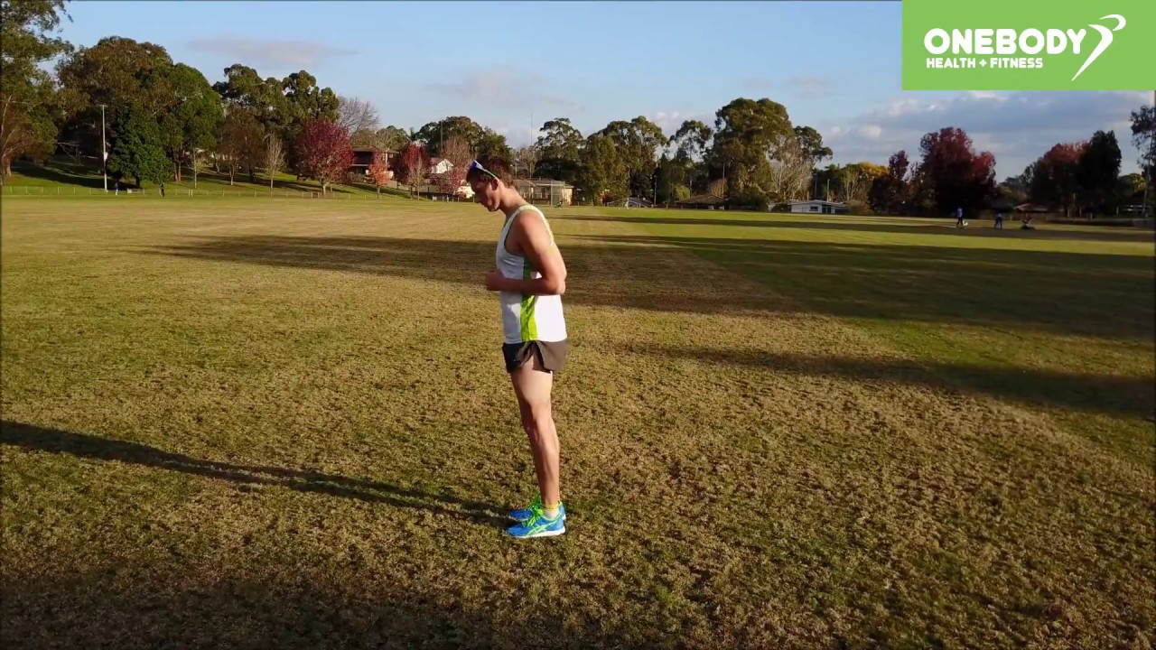 Running Drill - Forward Lean - Standing - YouTube