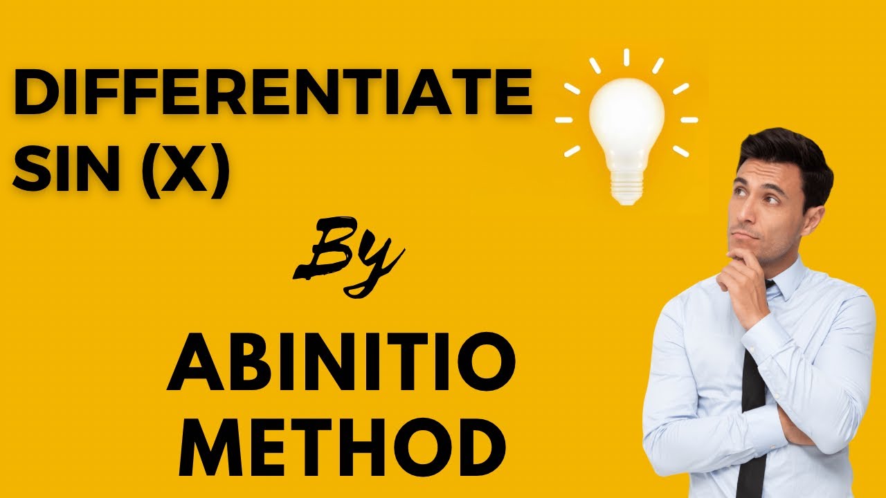 Differentiation of sin x by Abinitio method | physics class 11th| # ...