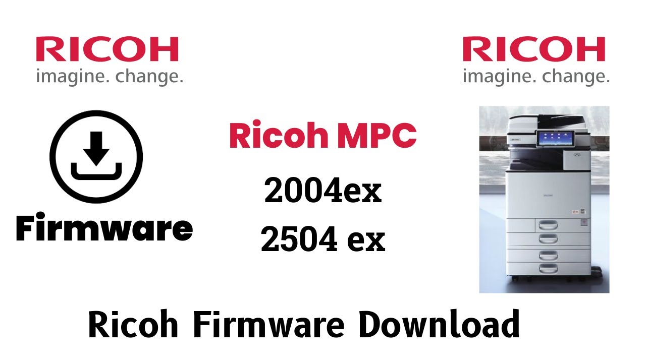 How to Update Your Ricoh MP C2004ex Printer in 5 Minutes - YouTube