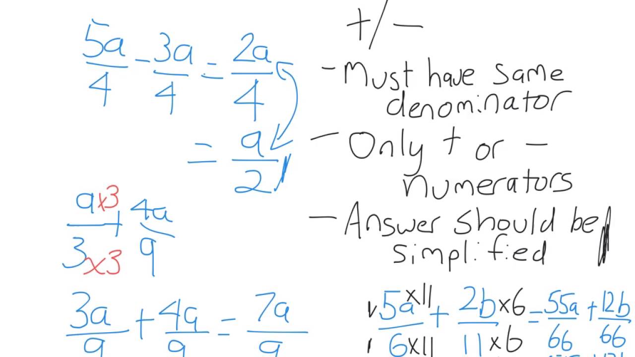 Algebraic Fractions YouTube algebraic-fractions-youtube