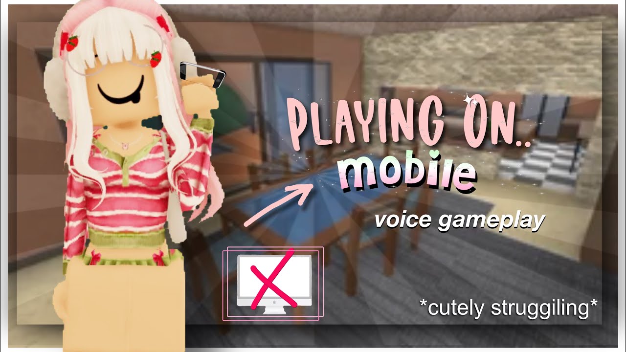 Playing MM2 on MOBILE as a PC Player! (W/Voice) - YouTube