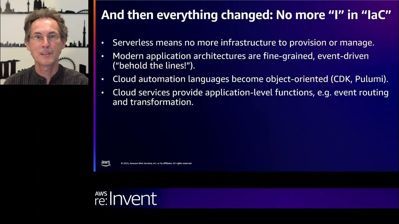 AWS re:Invent 2023 - Application architecture as code (GBL301) - English version - YouTube
