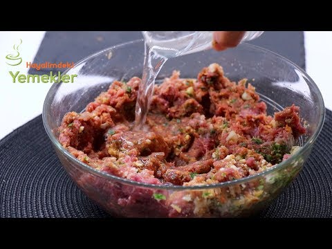 KÖFTEMİN SIRRI BARDAKTA  / PÜF NOKTALARIYLA EN LEZZETLİ KÖFTE TARİFİ / Köfte