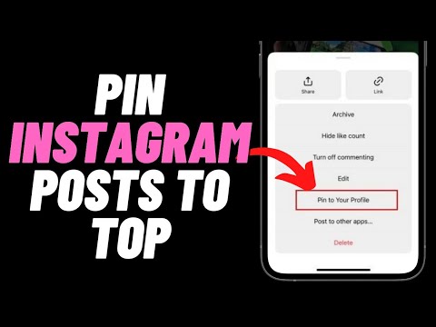 How To Pin Instagram Posts To Top - YouTube