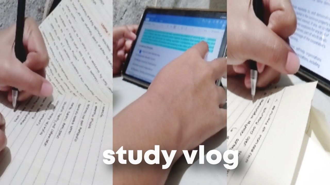 exam week📝: late night studying, cramming, prelim exams| STUDY VLOG ...