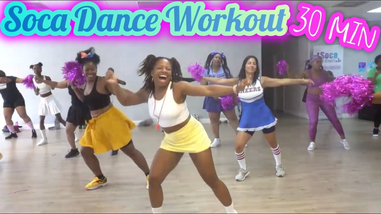 Soca Fitness | Cardio & Weights | Fat Burner | 30min - YouTube
