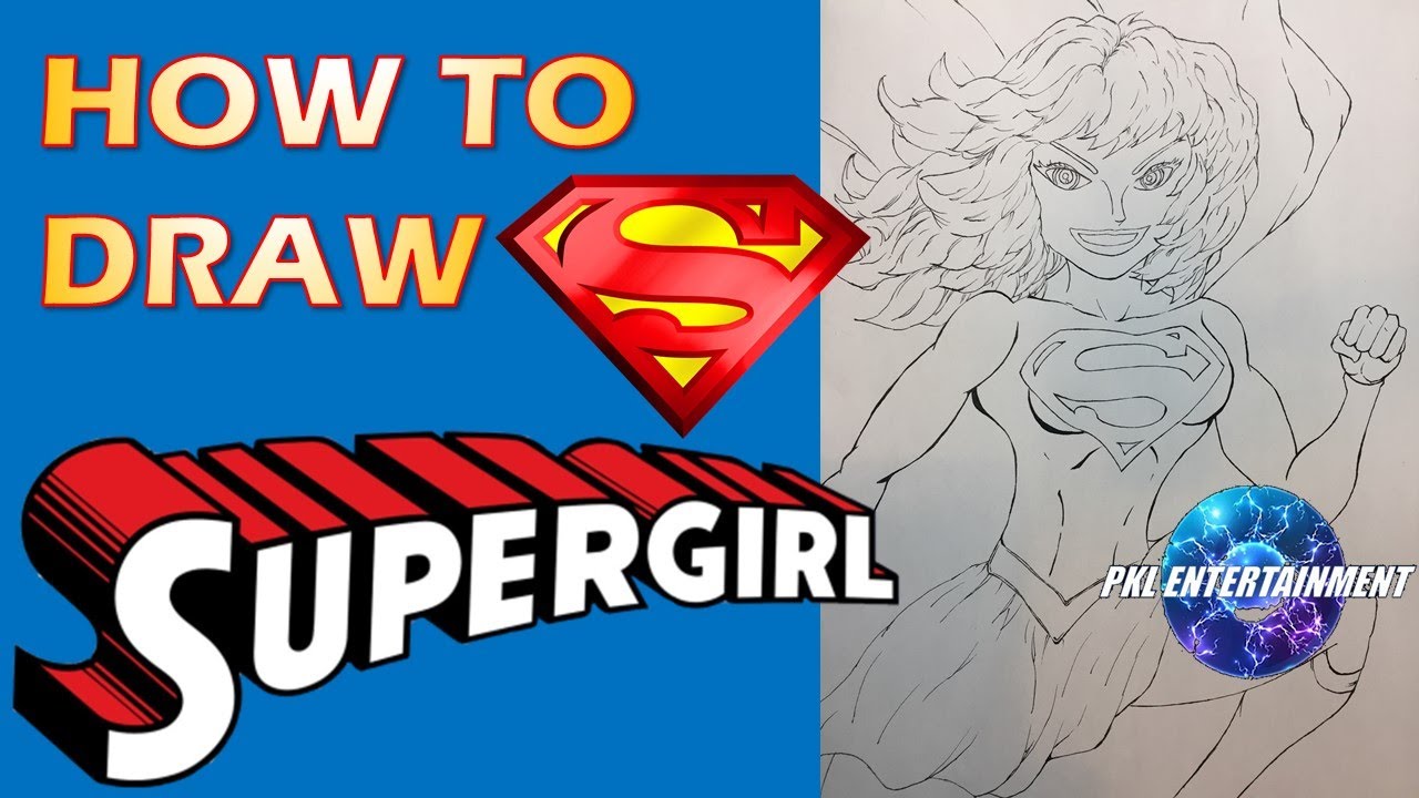 HOW TO DRAW SUPERGIRL - YouTube