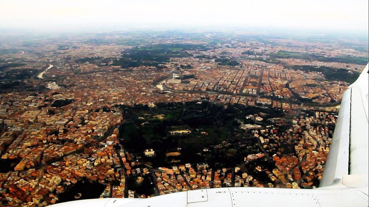 Rome from the Air - Scenic Landing at Rome Ciampino Airport (2013) [HD ...